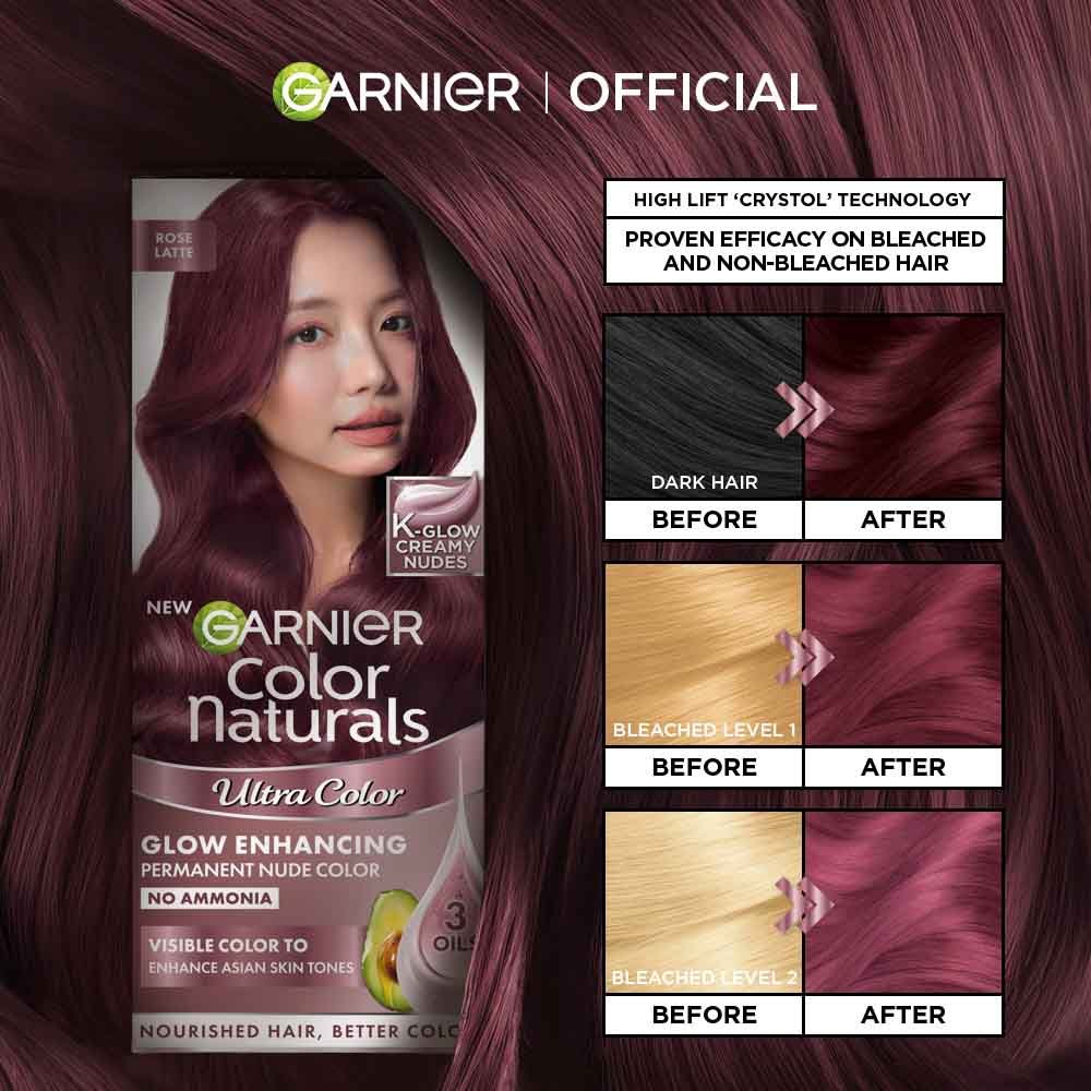 Garnier Color Naturals Ultra Color K-Glow Enhancing Permanent Nude Hair ...