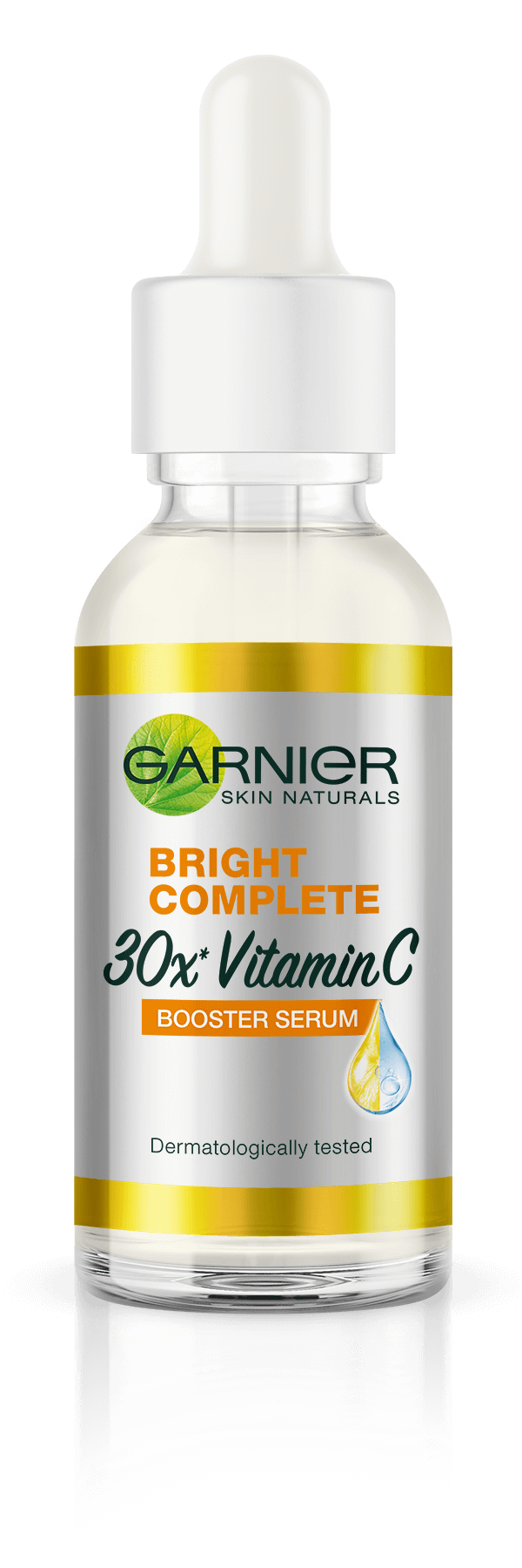 Garnier Bright Complete 30X Vitamin C Booster Serum.