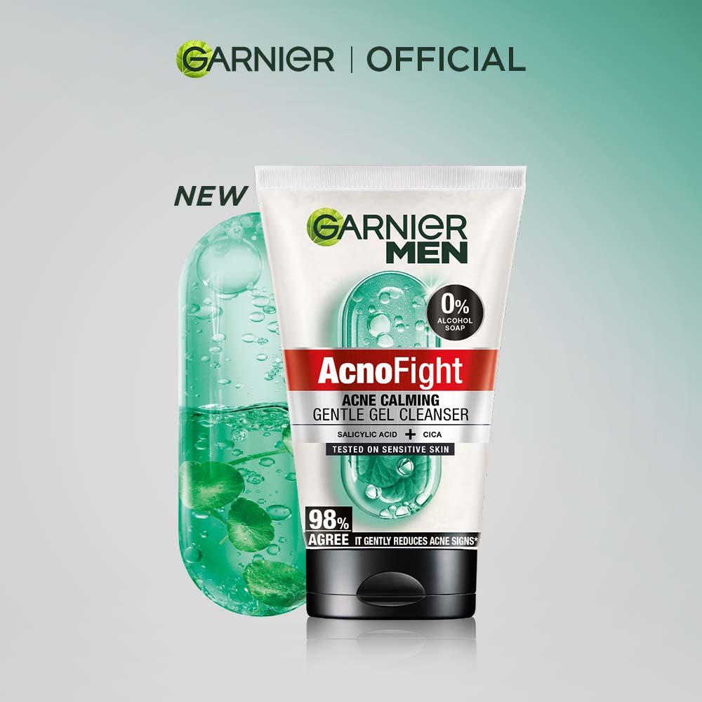 Garnier Men AcnoFight Acne Calming Gentle Gel Cleanser